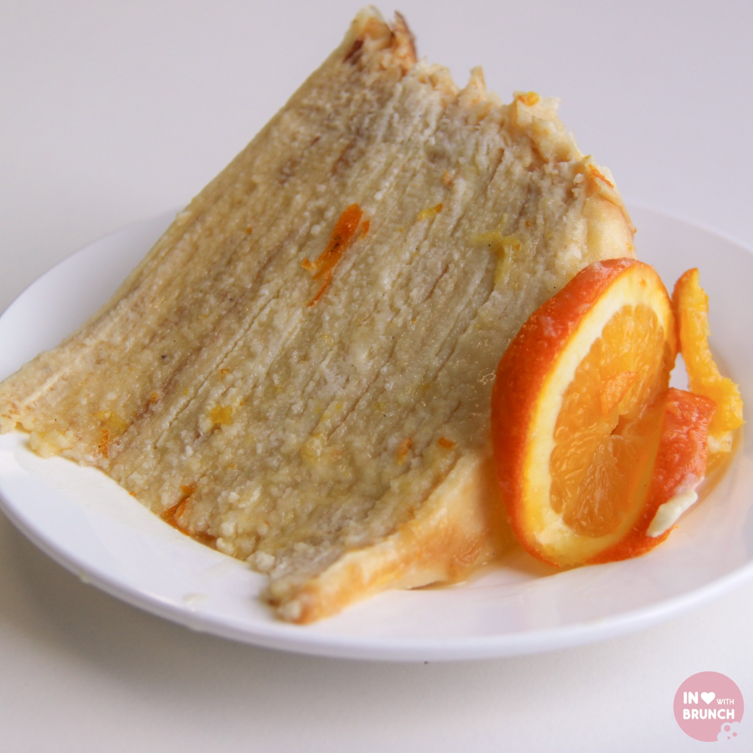 orange cremé crepe cake, homemade – inlovewithbrunch
